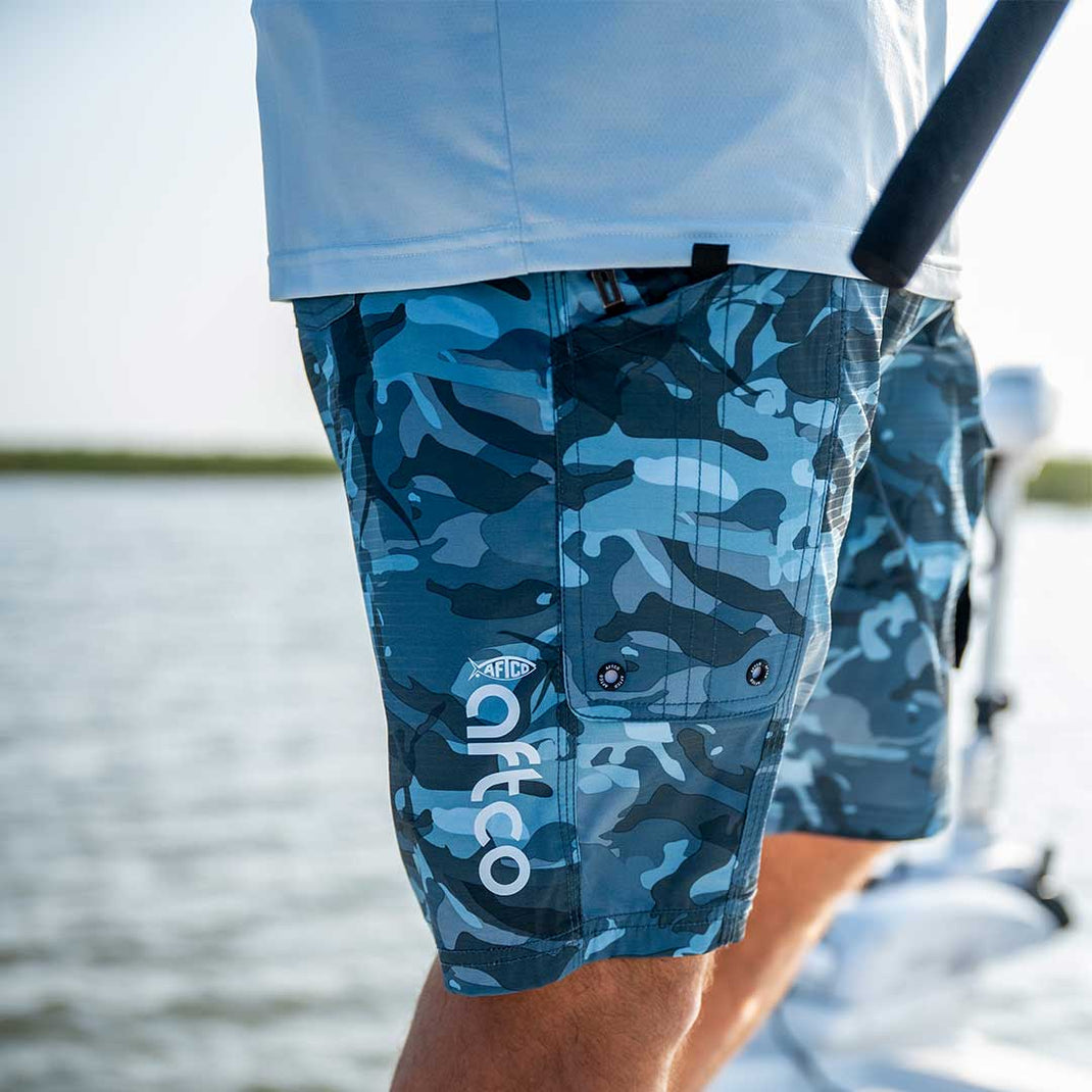 Tactical Camo Fishing Shorts - AFTCO