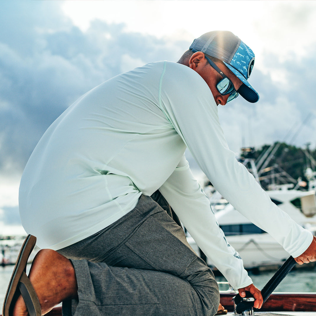 Men's Long Sleeve Sun Protection Shirt - Samurai by AFTCO