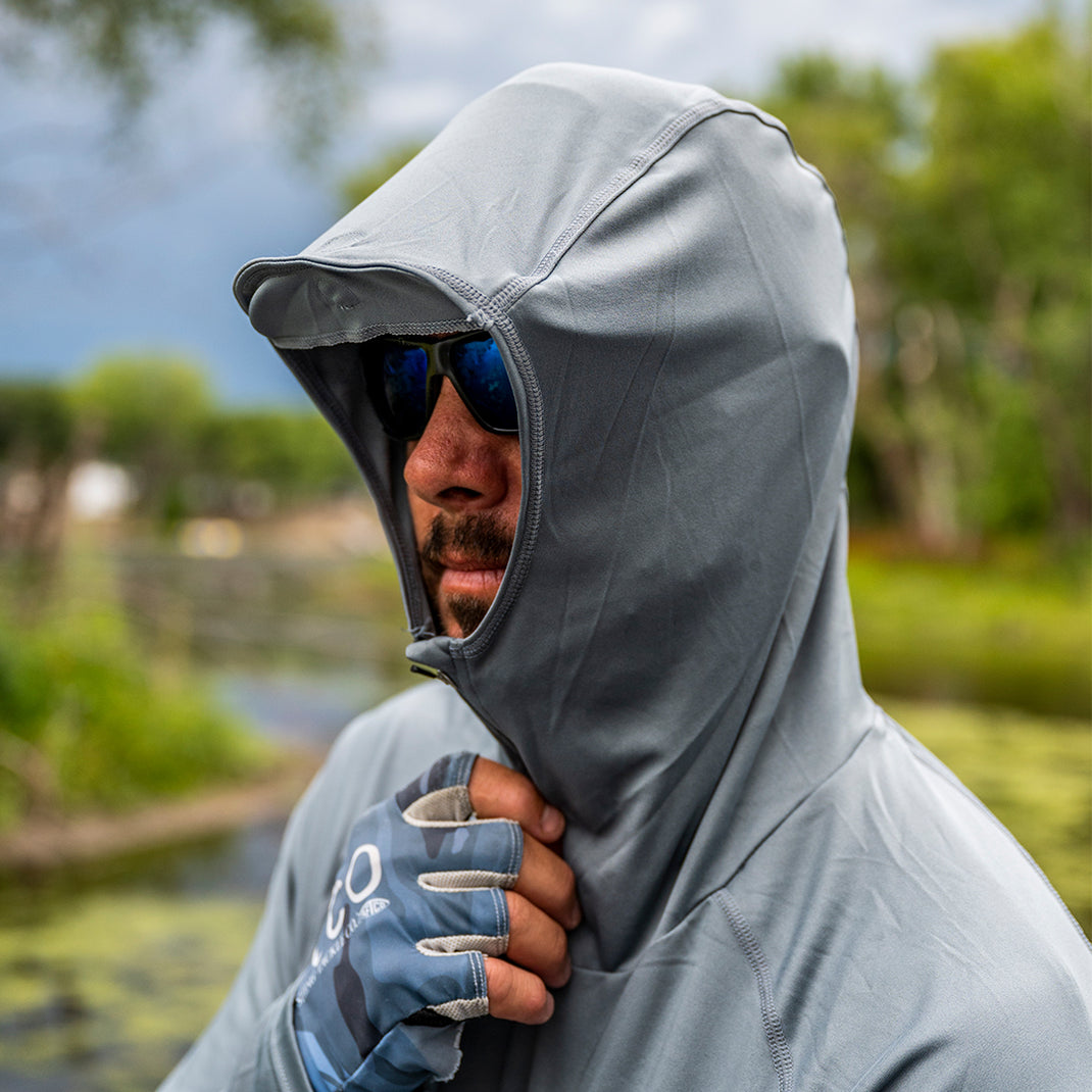 Jason Christie's Hooded LS Bass Fishing Performance Shirt | AFTCO